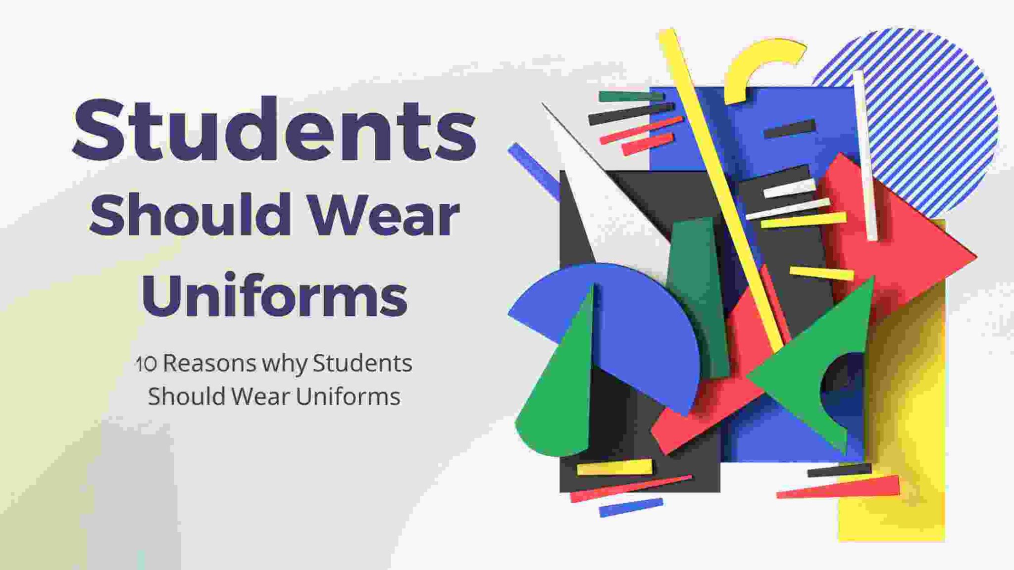 Top 10 Credible Reasons Why Students Should Wear Uniforms